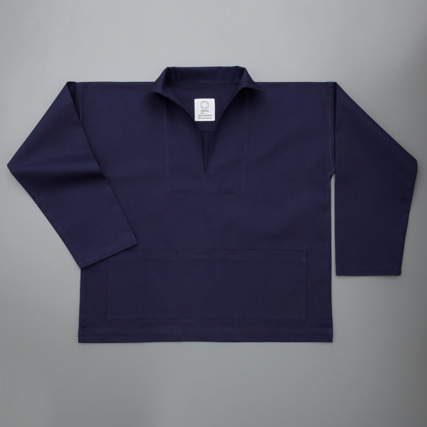 Collared Smock Navy | LABOUR AND WAIT