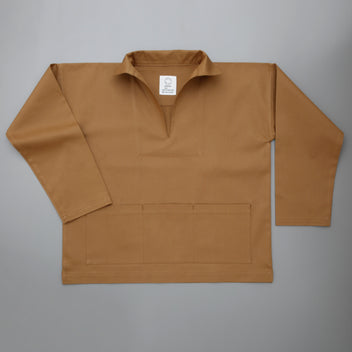 Collared Smock Brown | LABOUR AND WAIT